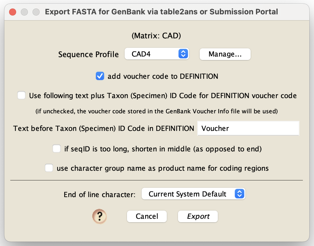 Submitting sequences to GenBank
